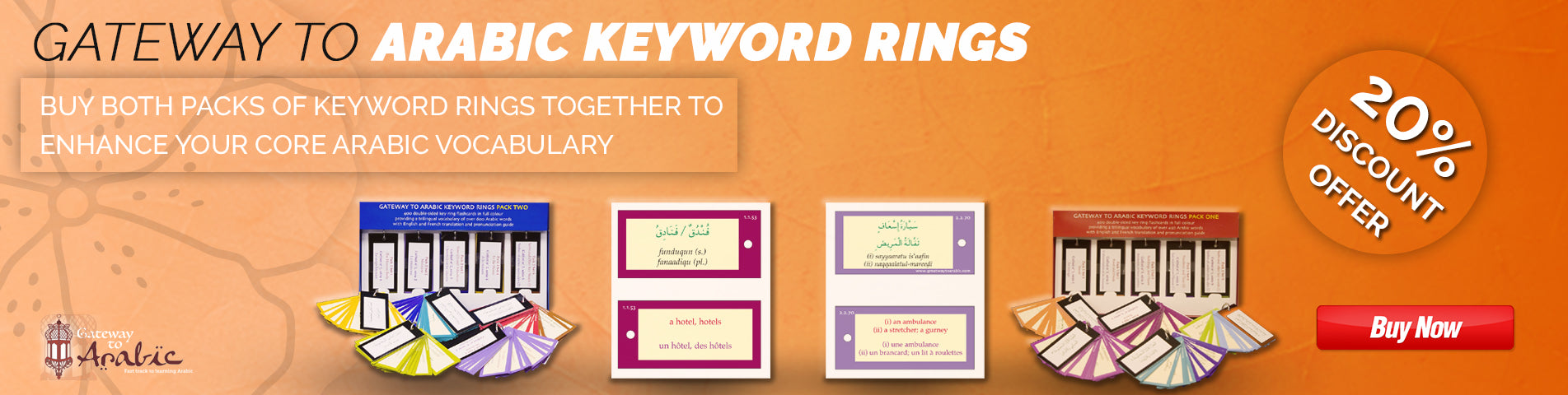 Gateway to Arabic Keyword Rings Pack 1 and 2 by Dr. Imran Alawiye | An ...